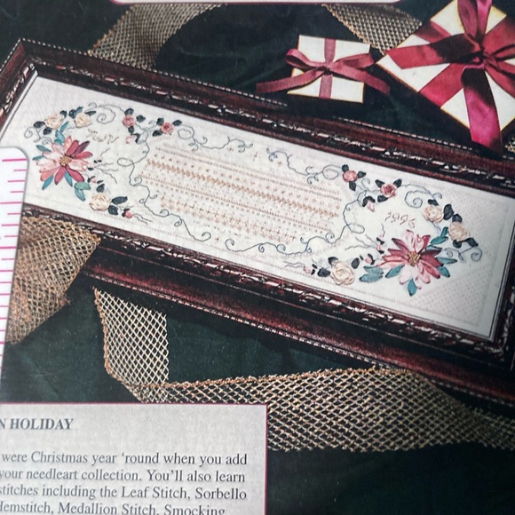 stoney creek | Art | Victorian Holiday Stitch Sampler Learn 7 Deco ...